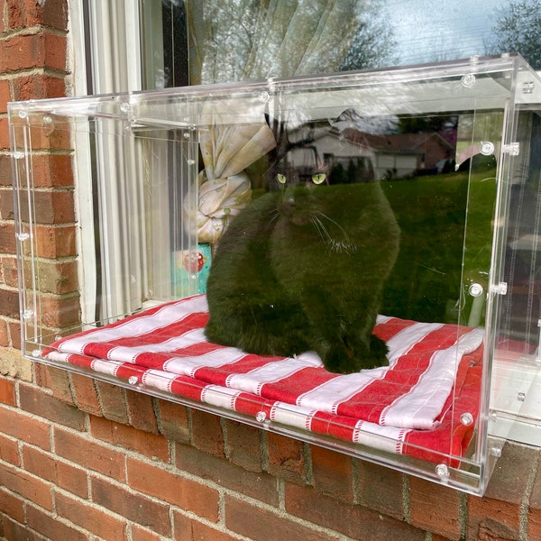 Custom Fit Garden Window Boxes & Cat Catio (fits 24”-36” Windows!) - Etsy