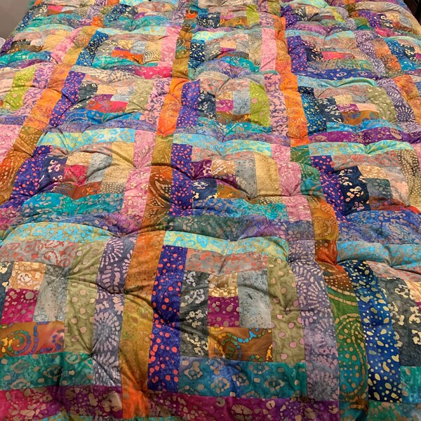 Starshine in Multi Quilt Kit Fabric Pattern and Binding and Backing ...