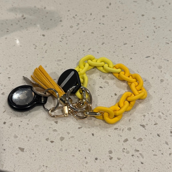 MAMA Wristlet Keychain Silicone Bangle Keychain | Bracelet Keyring ...