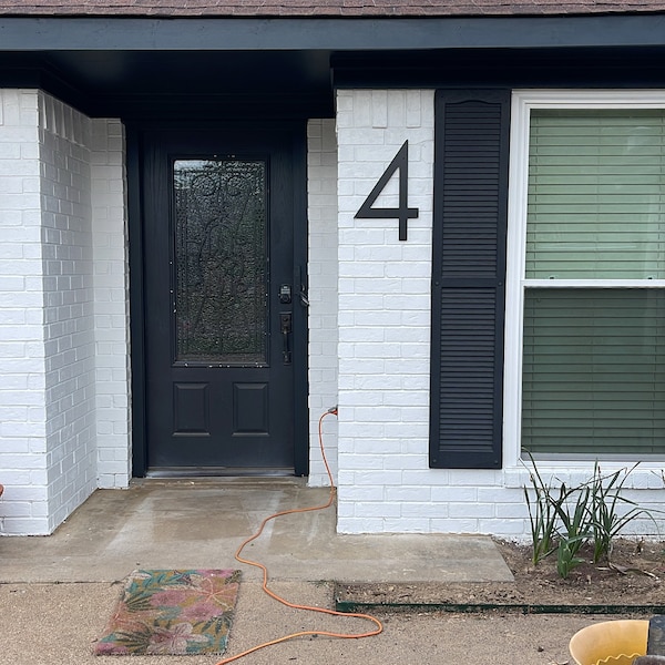 18 Inch Modern House Numbers Letters - Etsy