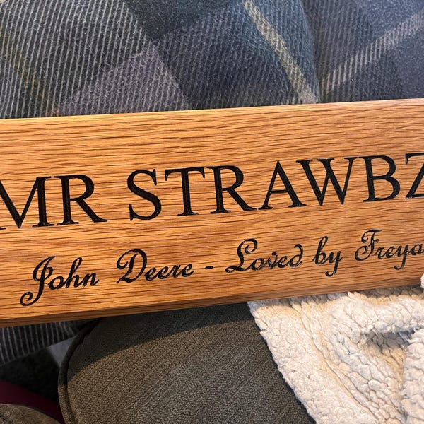 Stable Name Plate. Solid Oak Stable Sign. Equestrian Sign. - Etsy UK