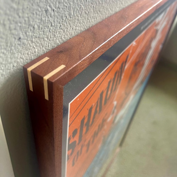 White Oak Picture Frame / Custom Size Available / 1/2" Thin Edge Solid ...