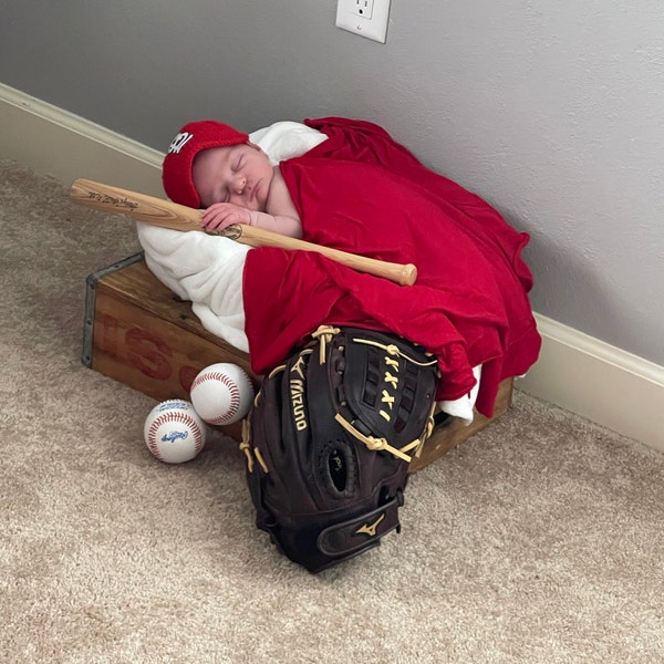 Newborn Baby ST LOUIS CARDINALS Baseball Cap, Hat, Custom Made - Etsy