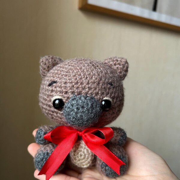 PATTERN: Watson the Wombat Crochet Pattern - Amigurumi Wombat Pattern ...