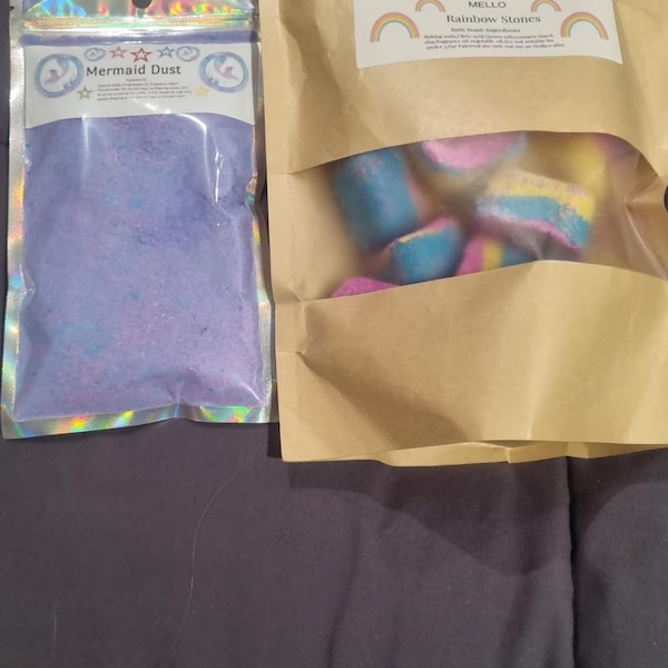 Magical Bath Fizz ,colourful Rainbow Bath Dust for Girls , Pink ...