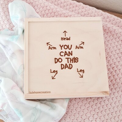 Dad Instruction Baby Onesie Design Digital Download SVG New Dad Fathers ...