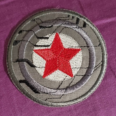 Winter Solider, Bucky Barnes, Arm Emblem Iron-on Embroidered Patch ...