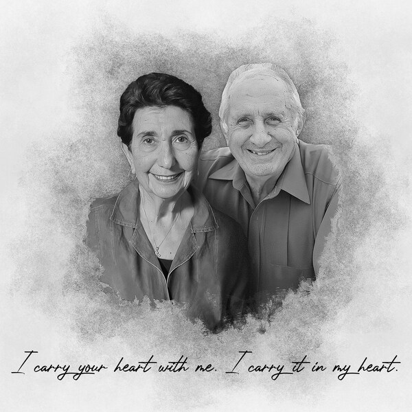 Add Deceased Parent to Wedding Photo – Realistic Color Portrait ...