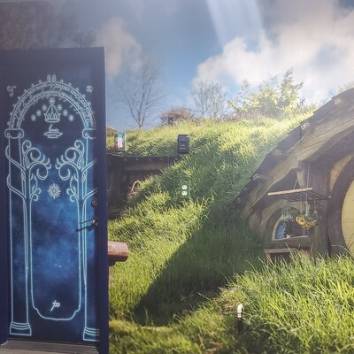 Magic Gates Peel & Stick Door Mural Fantasy Wrap Removable Cling ...