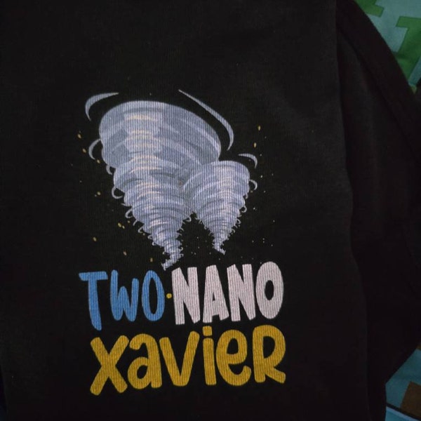 TWO Nado Birthday Family Shirts, 2nd Birthday Boy, Tornado Theme, Boy ...