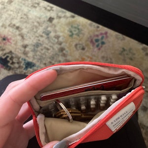 Water Resistant Mini WALLET With KEYRING / Credit Card Holder / Money ...