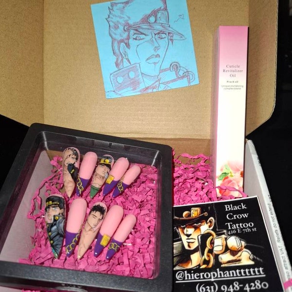 Bleach Custom Hand Painted Nail Set - Etsy