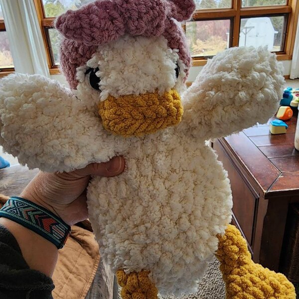 Baby Della Duck | Crochet Duck | Crochet Snuggler | Duck Snuggler ...