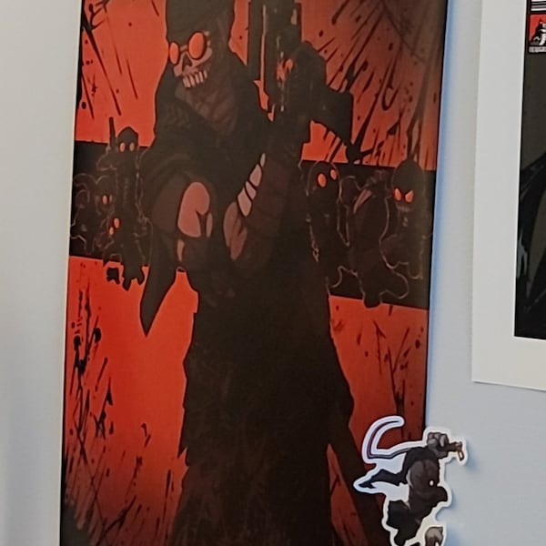 Grinning Hank Portrait 18x12 Print - Etsy