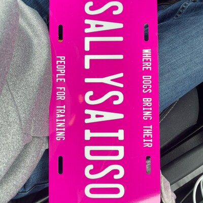 Personalized Text Front License Plate, Custom Name Car Sign Vanity ...