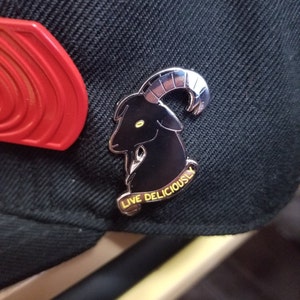 Black Phillip Hard Enamel Pin | Etsy