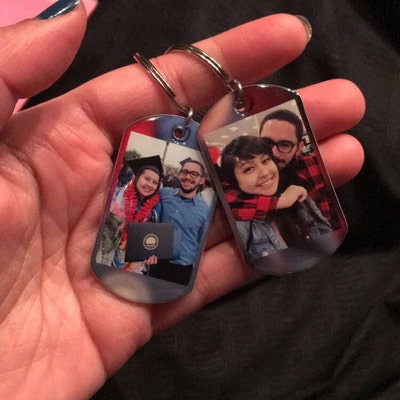 Keychain 2 Custom Photo Keychains Use YOUR Photos, Photo Key Chain ...