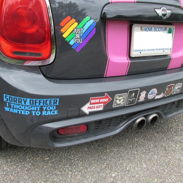 Sound System Warning Funny Sticker Vinyl Decal Dashboard Visor Sticker ...