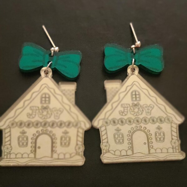 Custom Laser Cut and Etched Mirror Acrylic Christmas Tree With Swirl ...