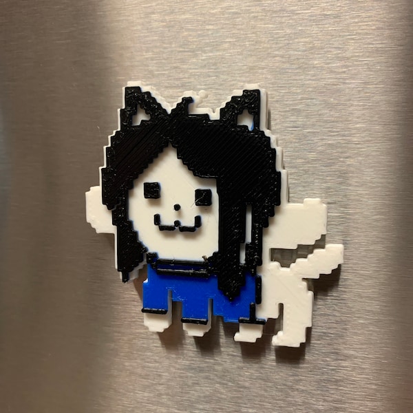 Undertale Temmie Fridge Magnets - 3 Sizes Available, Refrigerator ...