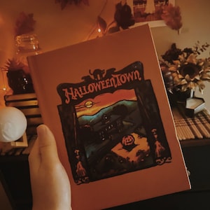 Halloweentown Book Notebook - 6x8 Hardcover Fall Halloween Autumn ...
