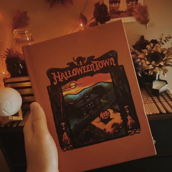 Halloweentown Book Notebook - 6x8 Hardcover Fall Halloween Autumn ...