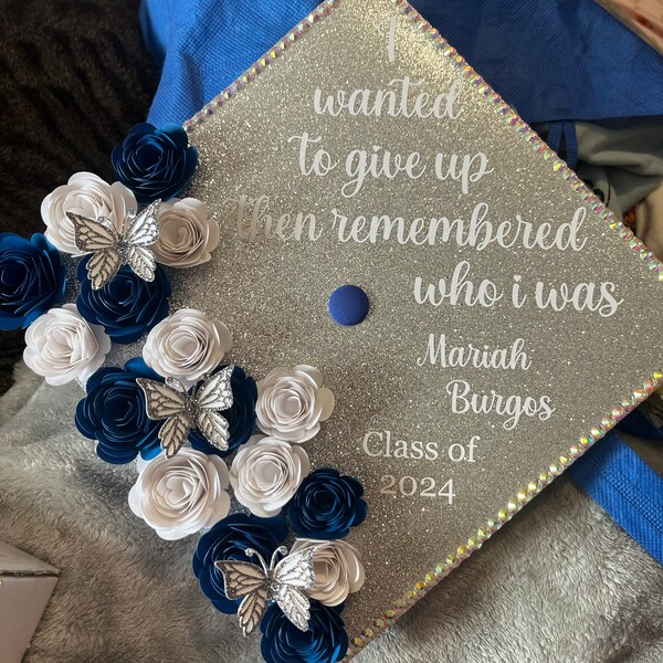 Graduation Cap Topper Mexico Flag Colors First Gen Educated Latina ...