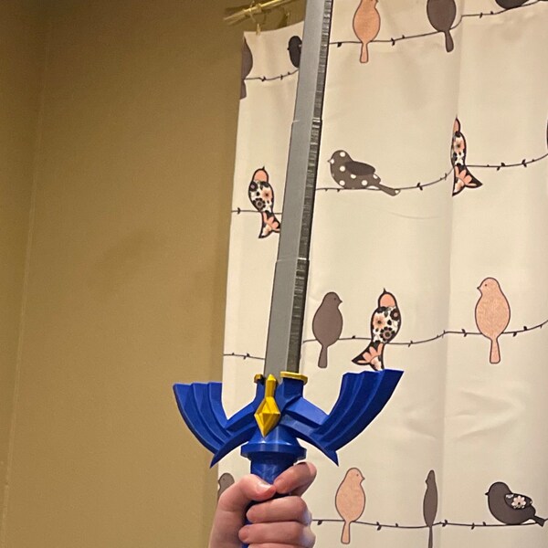 3D Printed Collapsing Master Sword - Etsy