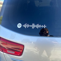 Custom Spotify Song Code Vinyl Decal Song Code Sticker - Etsy