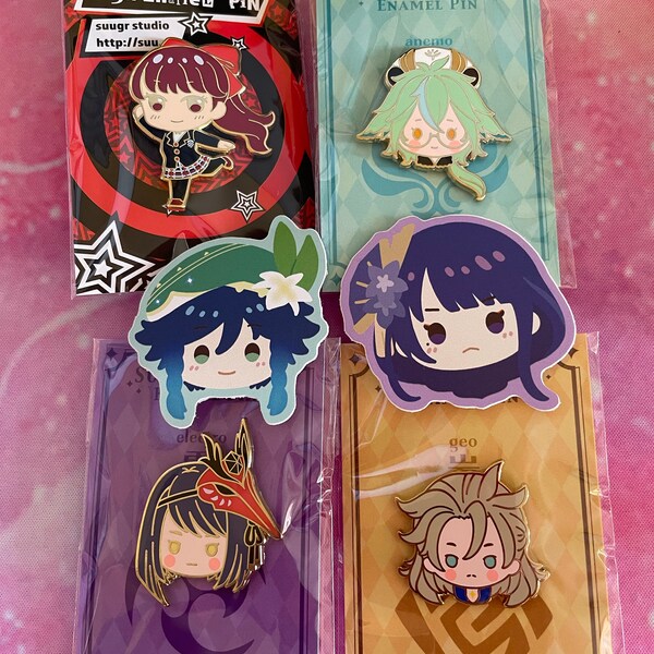 Phantom Thief Kasumi/sumire Yoshizawa "the Violet" Enamel Pin ...