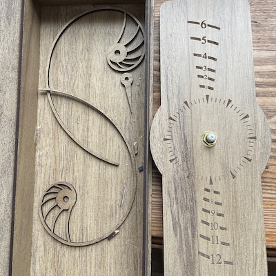 Fibonacci Desk Clock,fibonacci Clock, Montessori Clock, Wood Fibonacci ...