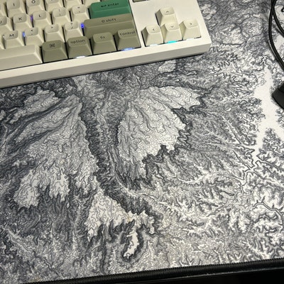 Custom Topographic Map of Anywhere in the World, Wall Art Hiking Map ...