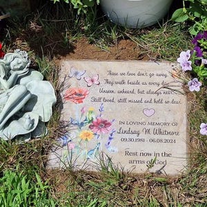 Personalized Horse Pony Memorial Stone. 8x4 Stone Brick. Burial Marker ...