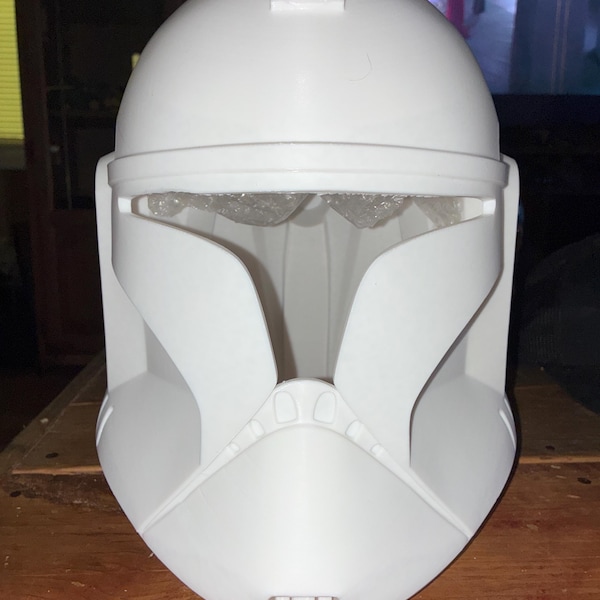 DIY Clone Trooper Helmet Phase 1 Plastic PLA 3D Printed - Create Your ...