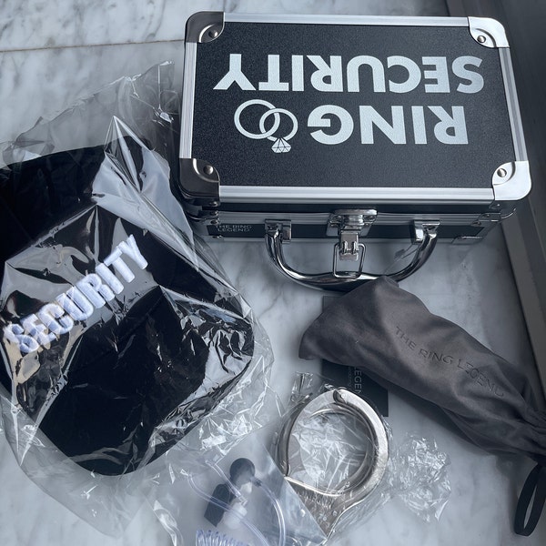 RING SECURITY Briefcase With Ring Holder Inside - Ring Bearer Case ...