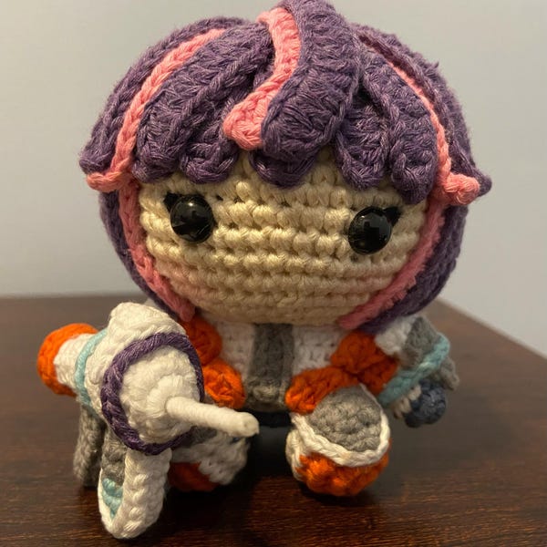 Toji Fushiguro Jujutsu Kaisen Amigurumi Crochet Doll, Jujutsu Kaisen ...