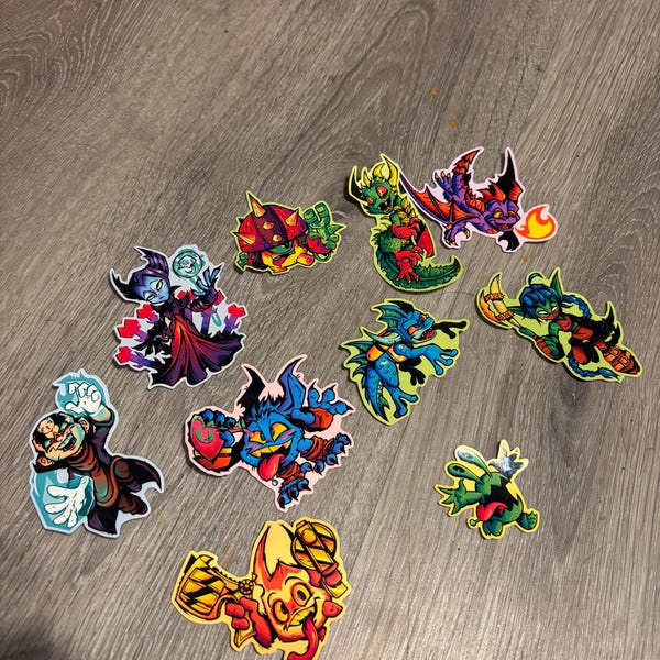 CRASH BANDICOOT STICKERS!! (10 Piece Set!) - Etsy