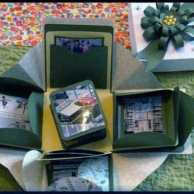 SVG cricut, PDF, and Silhouette Studio Explosion Box Templates - Etsy