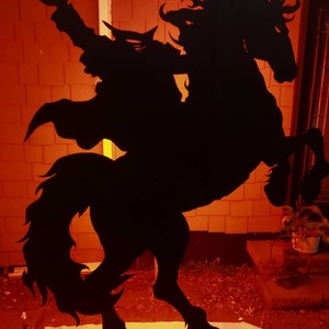 8ft Headless Horseman Template When Made. Printable Trace and Cut ...