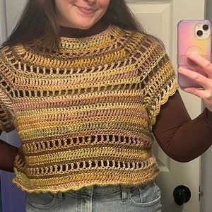 Colosseum Crop PDF Crochet Pattern - Etsy