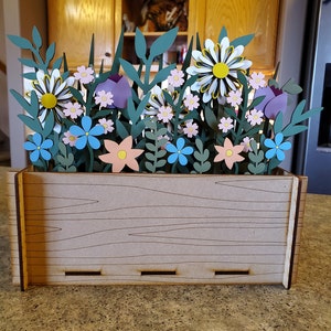 DIY 3D Layered MDF Flower Pot Make Your Own Flower Pot - Etsy