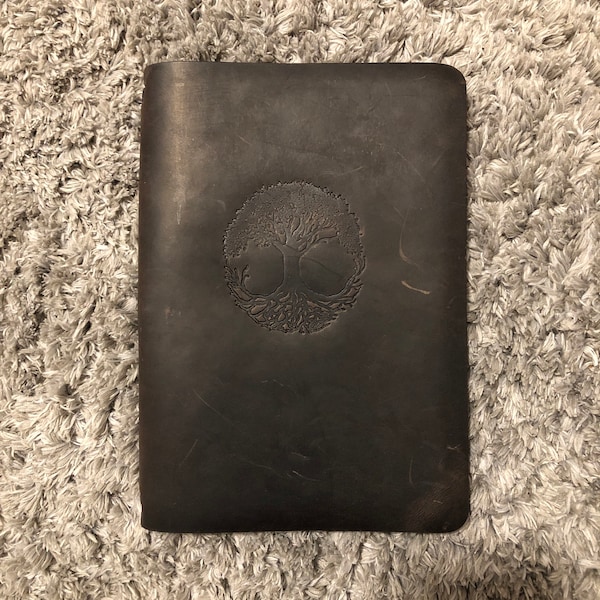 Large Leather Journal A5 Personalized, Refillable 6x8 A5 Leather ...