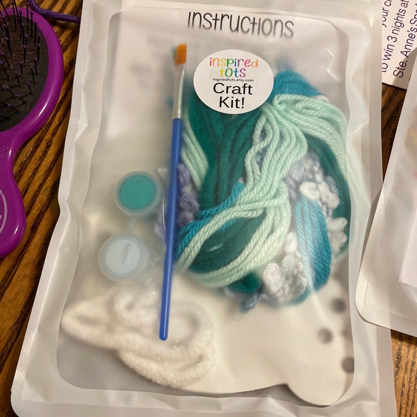 Kids Party Favor Craft Kit -donut Plaster Paint Kit! - Etsy