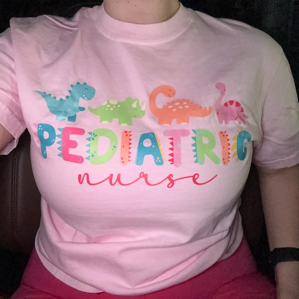 Comfort Colors® Pediatric Nurse Shirt, Nurse Shirt, Cute Pediatric ...