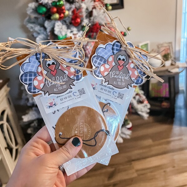 Printable - Thankful for You Turkey Gift Tags - DIGITAL FILE HT294 - Etsy