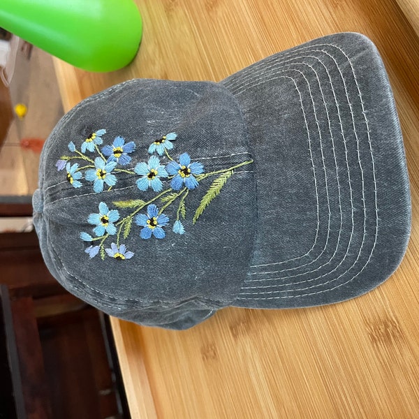 Forget Me Not Embroidery Pattern, Wildflower Hand Embroidery Pattern ...