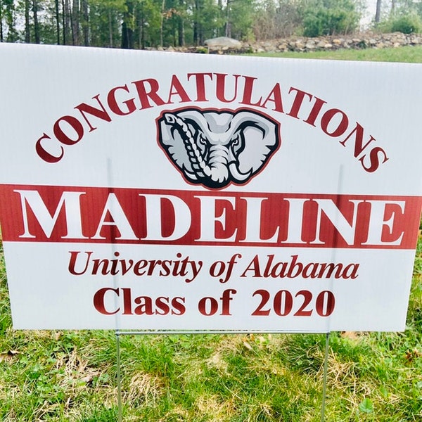 Graduation Lawn Sign Custom Personalized Graduation Yard Sign 2025 ...