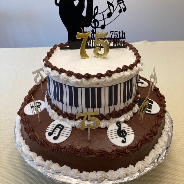 Trombone, Cake Topper, Music, Treble Clef, Brass Instrument, Musician ...