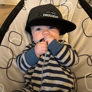 YOUTH TRUCKER HAT Infant Baseball Cap Knuckleheads Black | Etsy