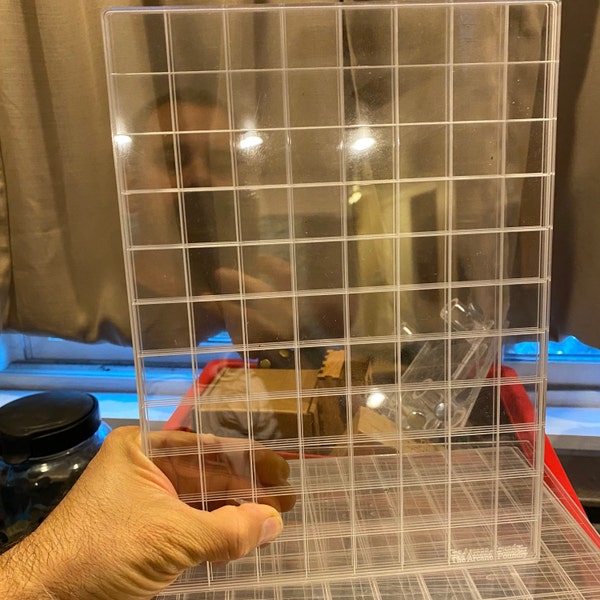 Acrylic Grid Overlay: 1-inch Square for D&D and Rpgs (8x11) - Etsy